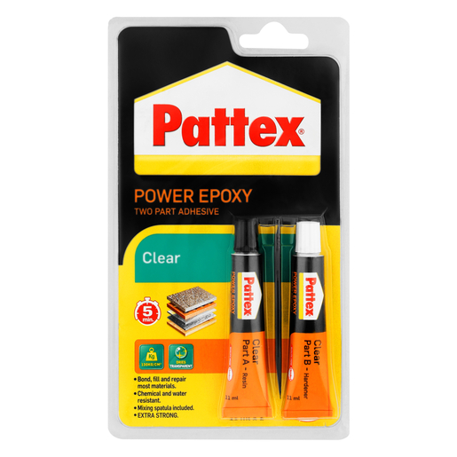 Pattex Power Epoxy Clear Two-Part Adhesive 22ml | PnP