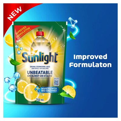 Sunlight Dish Wash Liquid Refill 400ml | PnP