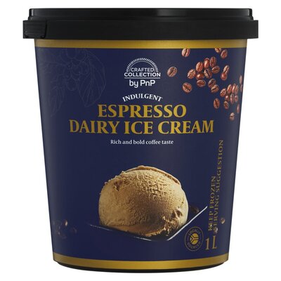 Crafted Collection Espresso Dairy Ice Cream 1L | PnP