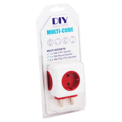 Diy Red Adaptor Cube Plug | Smart Price Specials | PnP Home