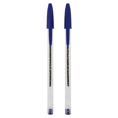 Bic Crystal Blue Extra Life Ballpoint Pens 2 Pack | PnP