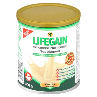 Lifegain Advanced Vanilla Flavour Nutritional Supplement 300g | PnP