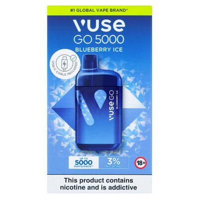 Vuse Go 5000 Disposable Vape Blueberry Ice 3% | PnP
