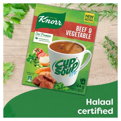 Knorr Cup-A-Soup Lite Beef & Vegetable Instant Soup 4 x 11g | Smart Price Specials | PnP Home