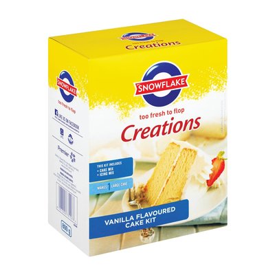 Snowflake Creations Vanilla Flavoured Cake Kit 800g | PnP