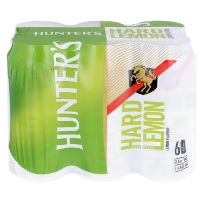 Hunters Hard Lemon Can 6 x 440ml | PnP