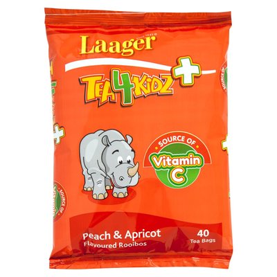 Laager Tea Kidz Peach Apricot 40 Pack | PnP