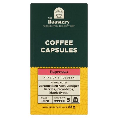 The Roastery Espresso Coffee Capsules 52g | Smart Price Specials | PnP Home