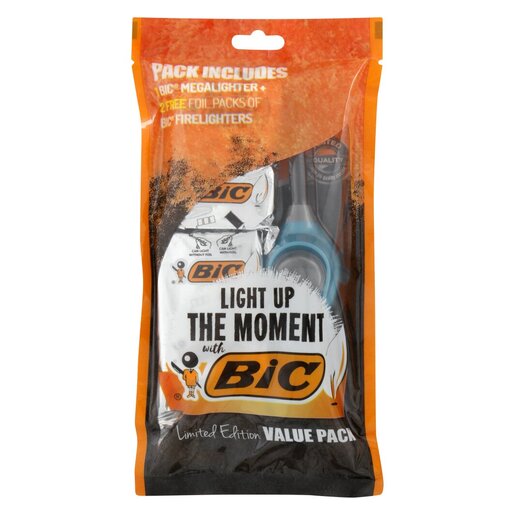 Bic Utility Lighter & Firelighter Foils 3 Pack | Smart Price Specials ...