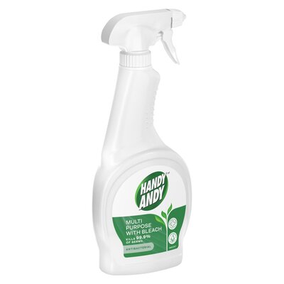 Handy Andy Multipurpose Antibacterial Cleaner Spray with Bleach 500ml ...