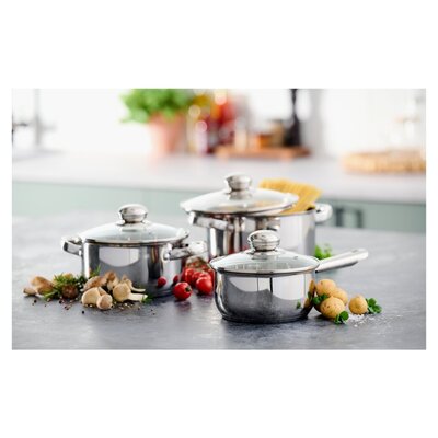 DAY Stainless Steel Cookware With Lid 6 Piece | PnP