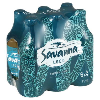 Savanna Loco Tequila Flavour 6 x 330ml | PnP