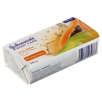 Johnson's Vita Rich Smoothing Papaya Soap 175g | PnP