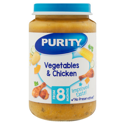 Purity Jar 3rd Vegetables & Chicken from 8 Months 200ml | PnP