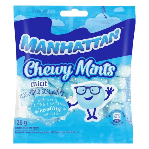 Manhattan Chewy Mints Mint Flavour 25g | PnP