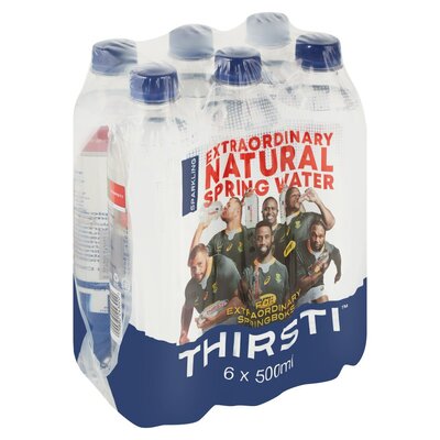 Thirsti Sparkling Water 500ml x 6 | PnP