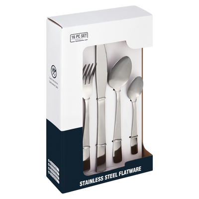 Home Mirror Polish Cutleries Set 16 Piece | PnP