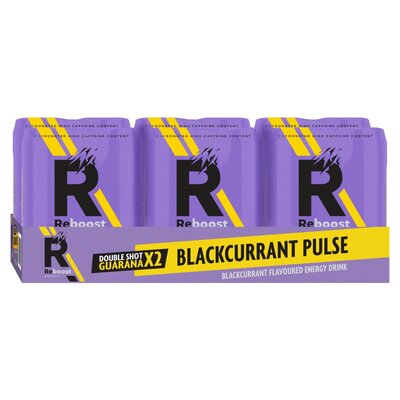 Reboost Blackcurrant Energy Drink 4 x 500ml | PnP