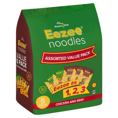 Eezee Chicken & Beef Assorted Noodles 5 x 65g | PnP