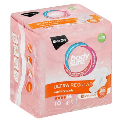 PnP Bodysure Ultra Regular Pads 10 Pack | PnP