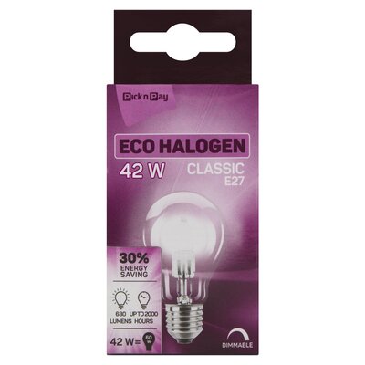 PnP 42W Edison Screw Eco Halogen Classic Light Bulb | Smart Price ...
