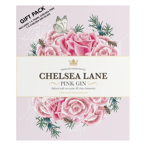 Chelsea Lane Pink Gin Gift Pack 750ml | PnP