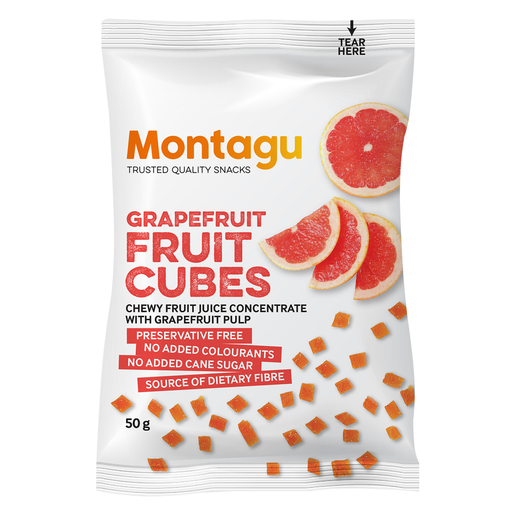 Montagu Grapefruit Fruit Cubes 50g | PnP