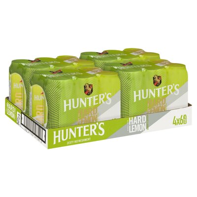 Hunters Hard Lemon Can 24 x 440ml | PnP