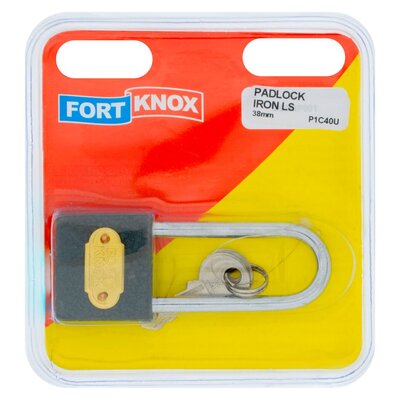 Fort Knox Iron Long Shackle Padlock 38mm | Smart Price Specials | PnP Home