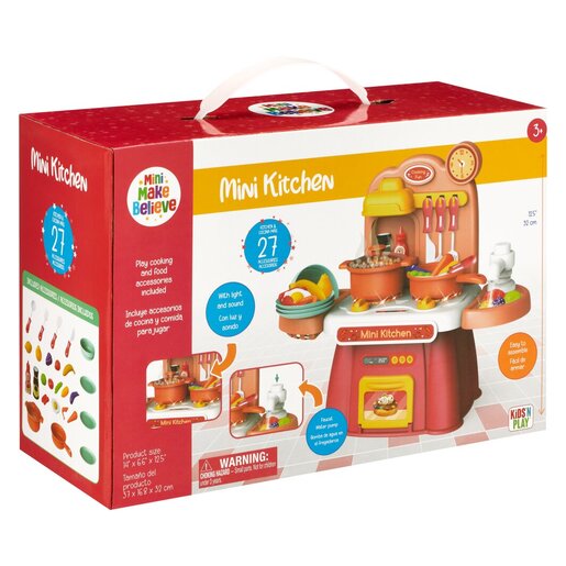 Kids 'N Play Mini Kitchen with 27 Accessories | PnP