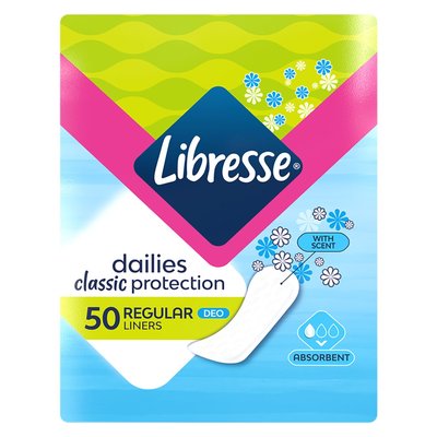 Libresse Regular Pantyliners Scented 50 Pack | PnP