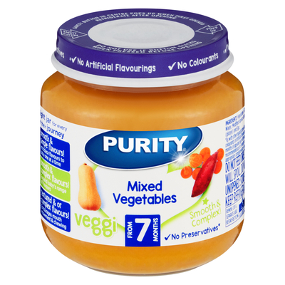 Purity Mixed Vegetables 7 Months 125ml | PnP