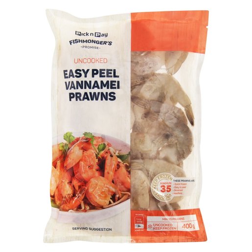 PnP Fishmonger's Easy Peel Vannamei Prawns 400g | PnP
