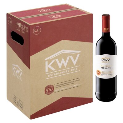 KWV Merlot Classic 750ml x 6 | PnP