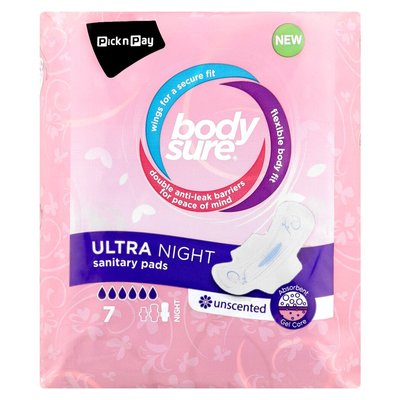PnP Bodysure Ultra Night Pads 7 Pack | PnP