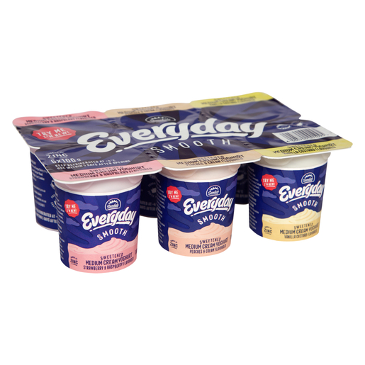 Sundale Smooth Peach, Apricot, Strawberry & Granadilla Yoghurt 6 Pack | PnP