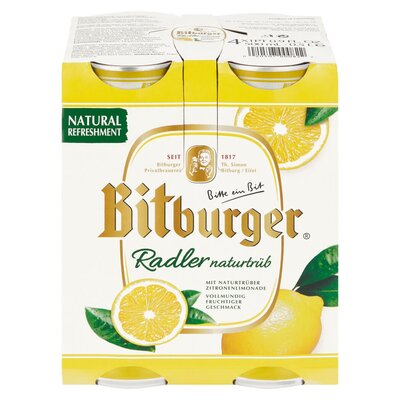 Bitburger Radler Can 4 x 500ml | PnP