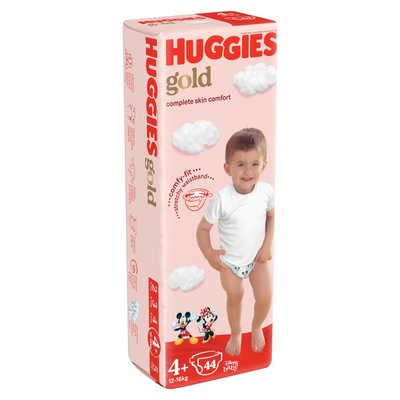 Huggies Gold Size 4+ (12-16kg) Value Pack 44 Nappies | Smart Price ...