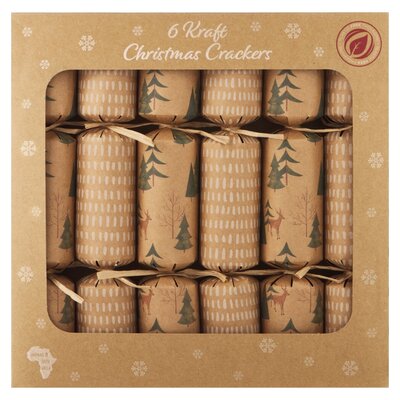 Holly & Ivy Kraft Christmas Crackers 6 Pack | Smart Price Specials ...