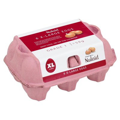 Nulaid Extra Large Eggs 6 Pack | PnP