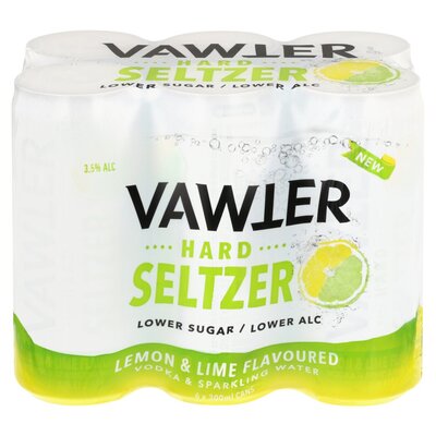 Vawter Hard Seltzer Lemon & Lime Can 6 x 300ml | PnP