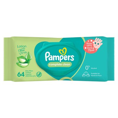 Pampers Complete Clean Wet Wipes 64 Baby Wipes | Smart Price Specials ...