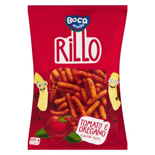 Boca Rillo Tomato & Oregano Puffs 100g | PnP
