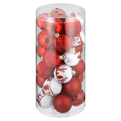 Santa's Village Ball Classic Red 60mm x 30 | PnP