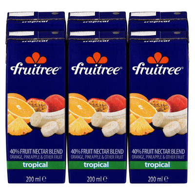 Fruitree 40% Fruit Nectar Blend Tropical 200ml x 6 | Smart Price ...