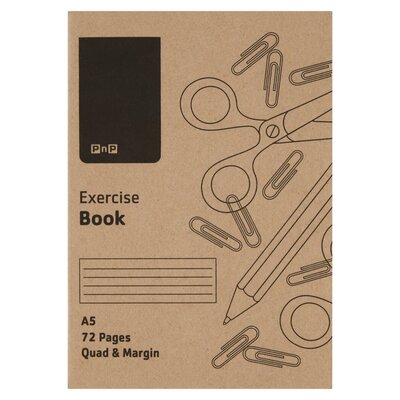 PnP A4 Feint & Margin Exercise Book 72 Pages | PnP
