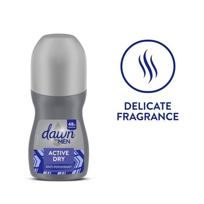 Dawn Men Active Dry Roll On 45ml | PnP