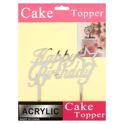 Party Xpress Silver Cake Topper | Smart Price Specials | PnP Home