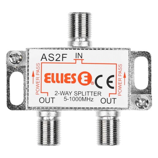 Ellies 2way F Splitter 1 Pack | PnP