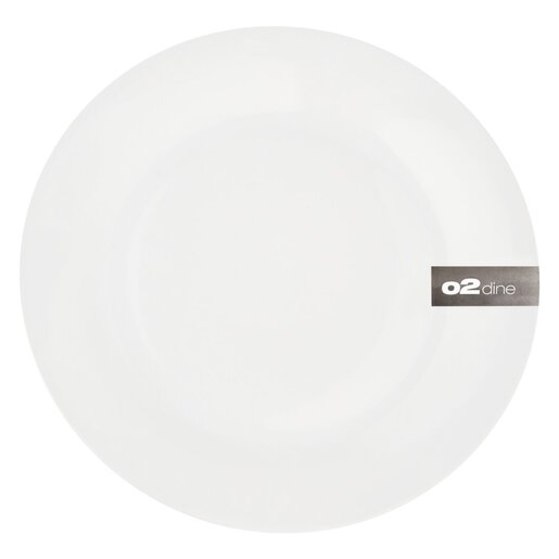 O2 Porcelain White Rim Dinner Plate 27cm | PnP